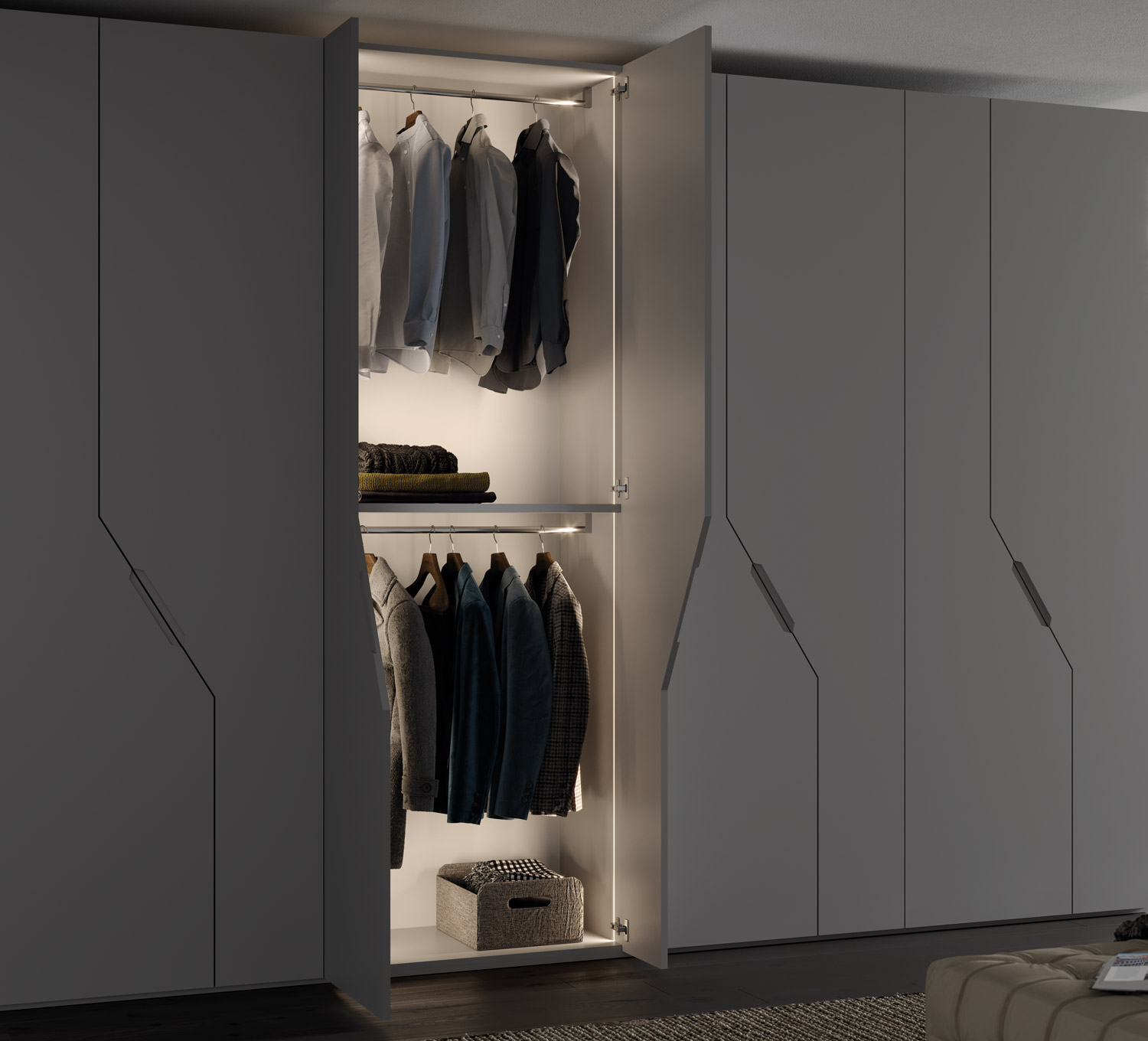 Купить световой профиль с рассеивателем, врезной монтаж Domus Line ...